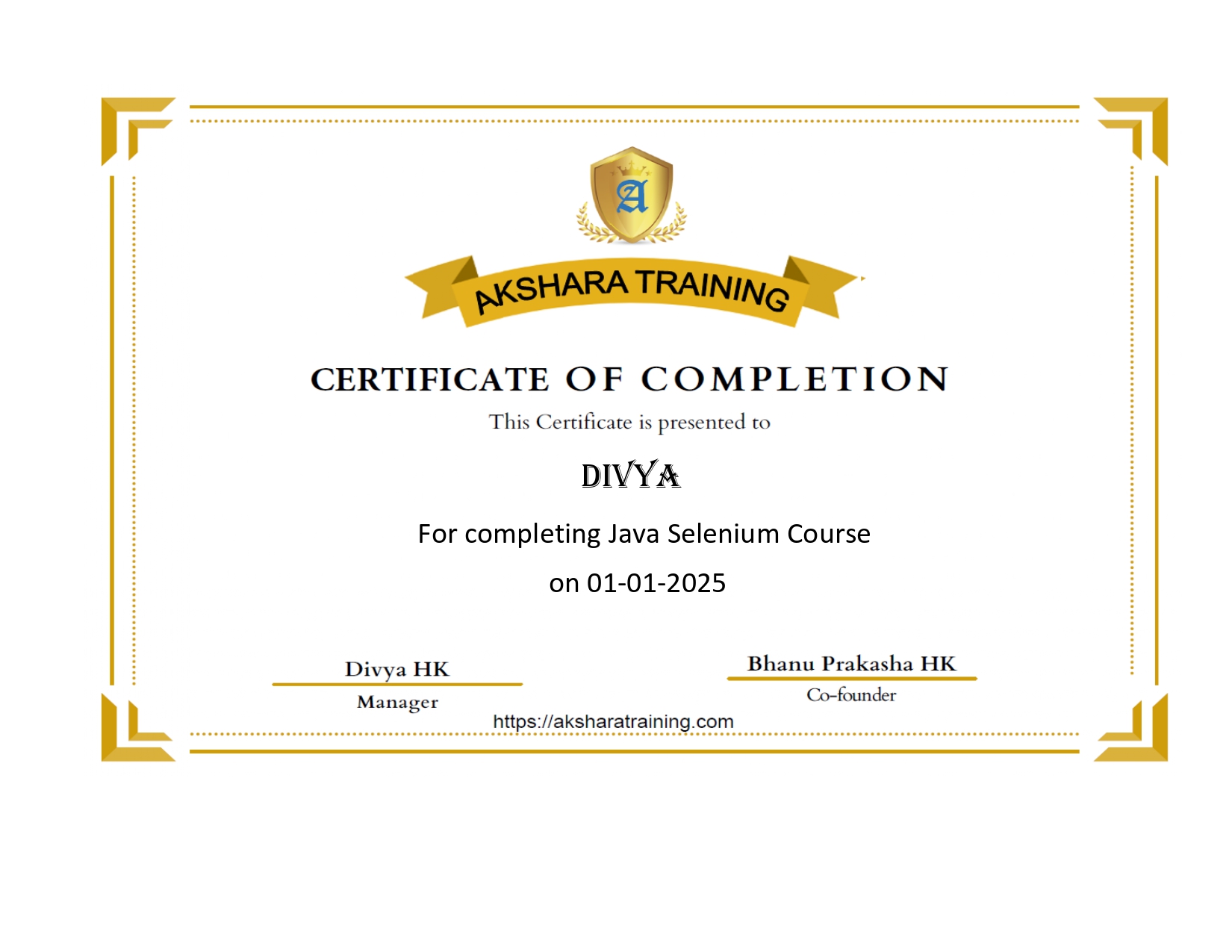 Python Selenium Course – Akshara Training